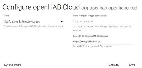 openhab cloud not syncing openhab community