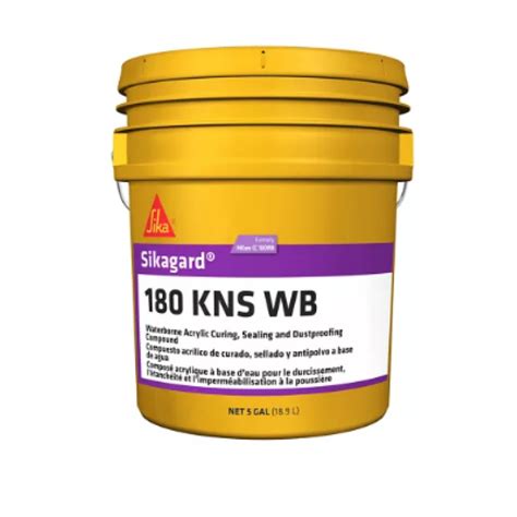 Sikagard 180 Kns Wb Water Based Modified Acrylic Curing Sealing
