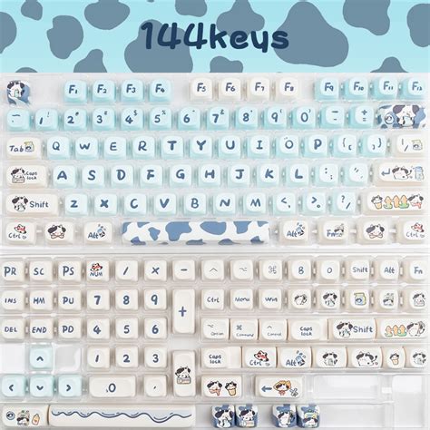Moa Profile Theme Keycaps 140keysset Pbt Diy Custom For Gateron Cherry Mx Switches 607080108