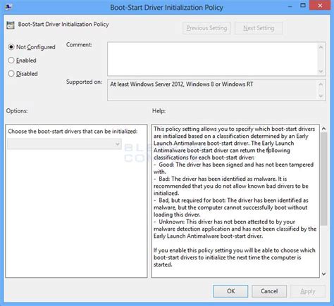 How To Configure Early Launch Anti Malware Protection In Windows 8