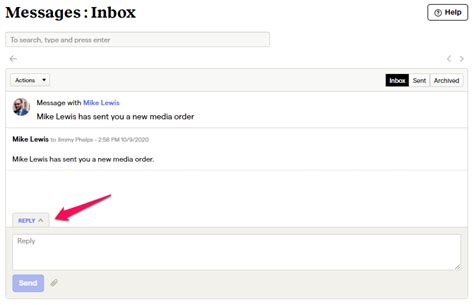 The Messages Inbox Backstage Help Center