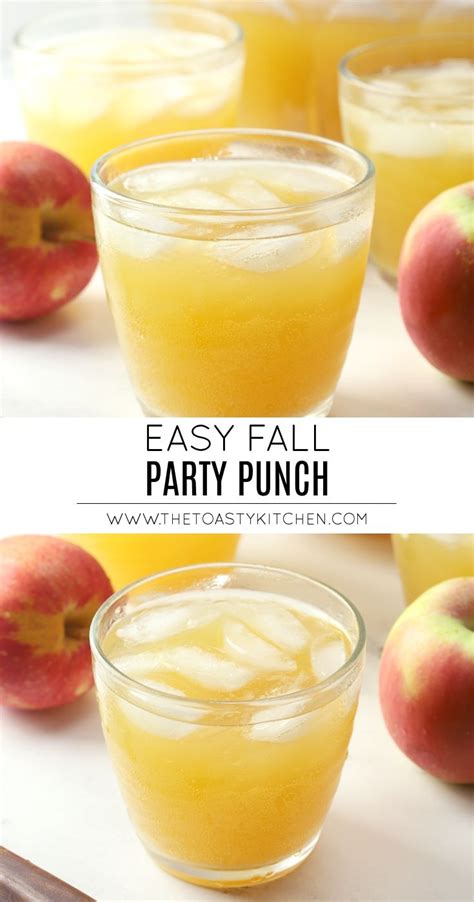 Fall Party Punch By The Toasty Kitchen Fall Party Punch Punchrecipe