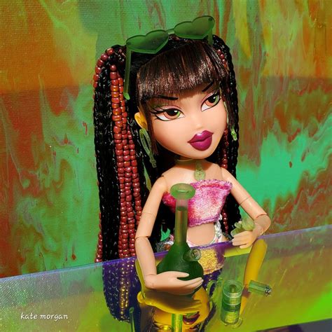 Bratz Barbie Monster High Doll 420 Green Mini Bong Toy Vase Etsy