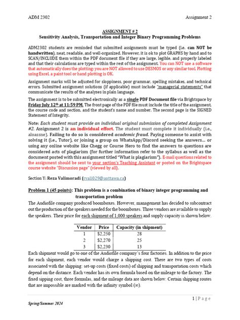 adm 2302 assignment 2 s24 pdf net present value computers