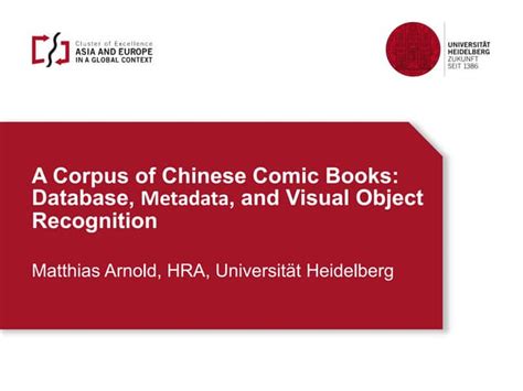 A Corpus Of Chinese Comic Books Database Metadata And Visual Object Recognition Pdf