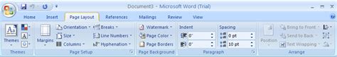 Set The Page Orientation And Size Page Style Formatting Microsoft Office Word Tutorial