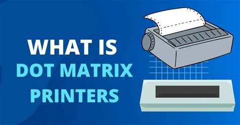 Top Advantages And Disadvantages Of Dot Matrix Printers Benefits And Drawbacks Of Dot
