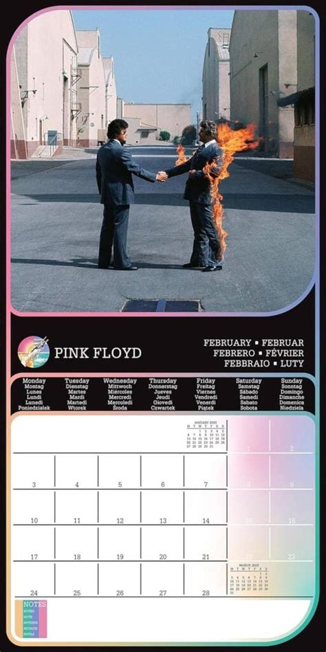 Official Pink Floyd Calendar 2025 Available Now