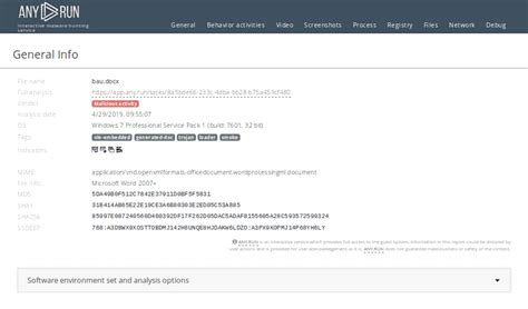 Smoke Loader Malware Analysis Overview By Anyrun