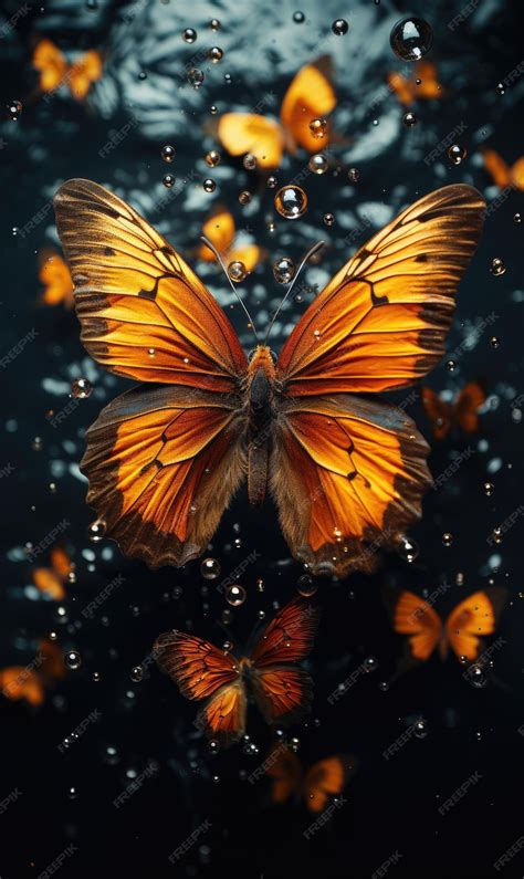 Elegant Flutter Butterflies Background Offering Charming Wallpaper Banner Design Ideal For