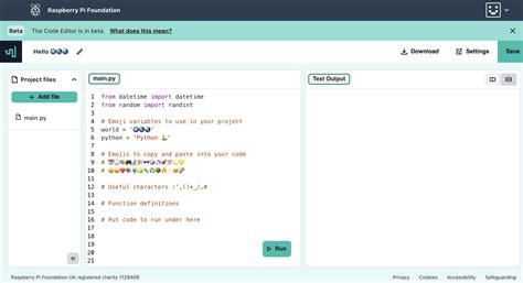 Test Our New Code Editor For Young People Raspberry Pi Foundation