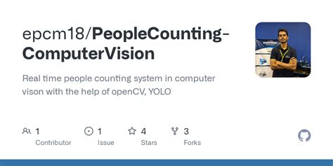 Github Epcm18peoplecounting Computervision Real Time People Counting System In Computer