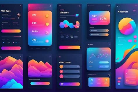 Premium Photo Gradient Ui Ux Background Illustrated