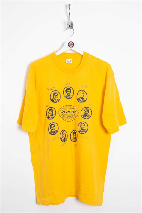 Los Angeles All Stars Portraits Single Stitch Graphic T Shirt L