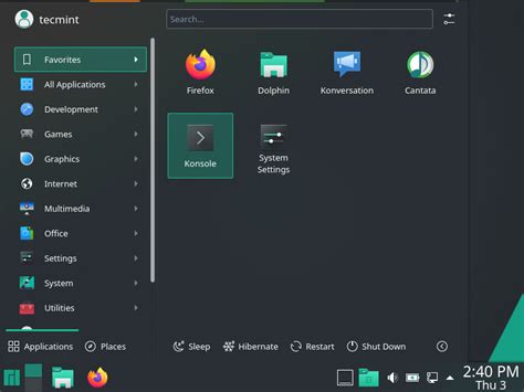 Installation Of Manjaro KDE Edition Desktop