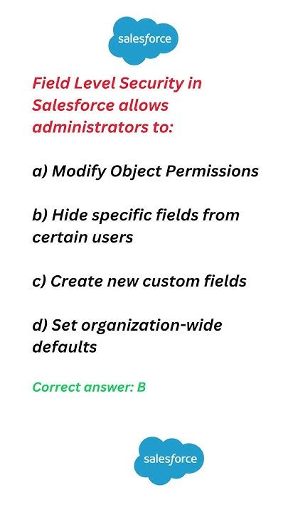 Salesforce Admin Mcq Answer Salesforcecertification Salesforceadministrator Salesforceadmin