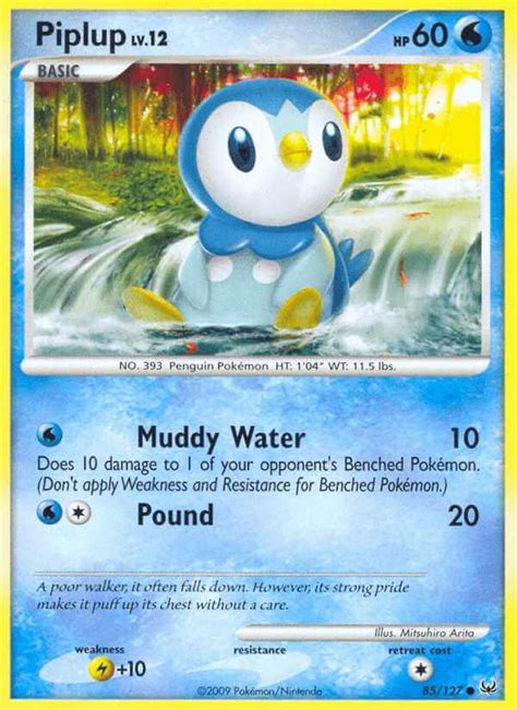 Piplup Pl1 85 Pokemoncard