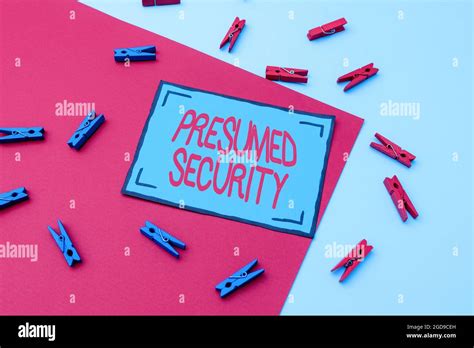 Text Caption Presenting Presumed Security Business Showcase System
