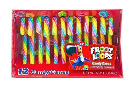 Kelloggs Froot Loops Candy Canes Candy Candy Cane Froot Loops