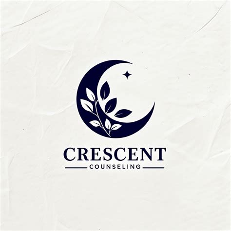 Elegant Crescent Moon Bakery Minimalist Logo Design Playground