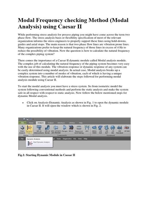 Modal Frequency Checking Method Pdf Applied Mathematics