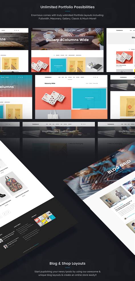 Enormous Responsive Multi Purpose Wordpress Theme On Behance