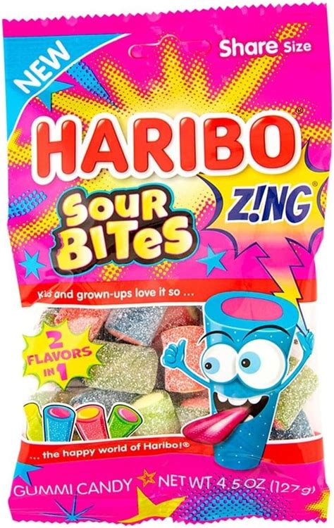 Haribo Sour Bites Gummy Candy 127 G Au Grocery