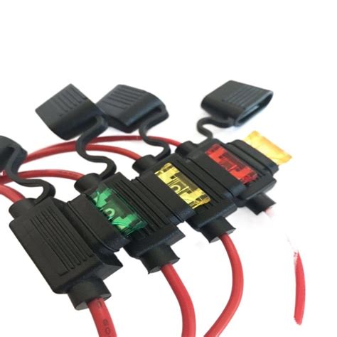 ⊕﹍♧﹍waterproof Fuse Seat Plug Electric Motorcycle Fuse Box With Wire Fuse Box Assembly Vehicle