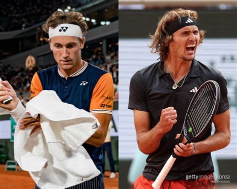 루드 츠베레프 프랑스오픈 테니스 단식 준결 격돌｜스포츠동아