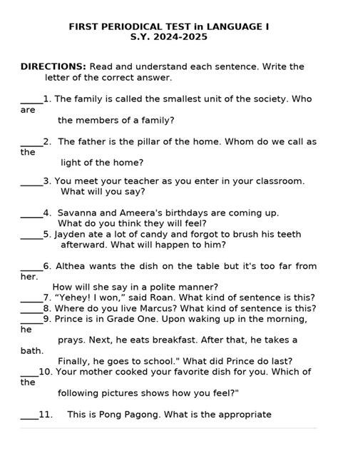 1st grading language reviewer pdf