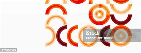 소용돌이치고 역동적인 효과를 만드는 다양한 색조와 색조를 통합하는 생생하고 눈길을 끄는 디자인의 다채로운 원형 추상 배경 0명에 대한 스톡 벡터 아트 및 기타 이미지