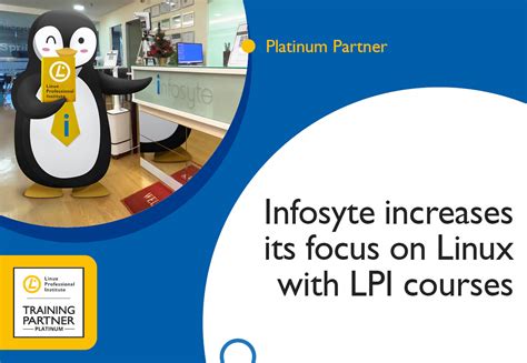 infosyte increases its focus on linux with lpi courses linux
