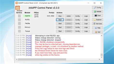 How To Fix Xampp Error Apache Shutdown Unexpectedly”