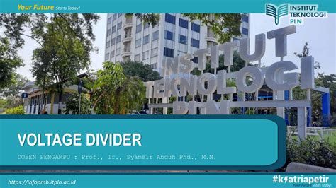 Voltage Divider Kelompok 6 Pptx