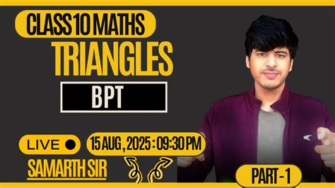 Class 10 Maths Triangles Ap Part 1 Basic Proportionality