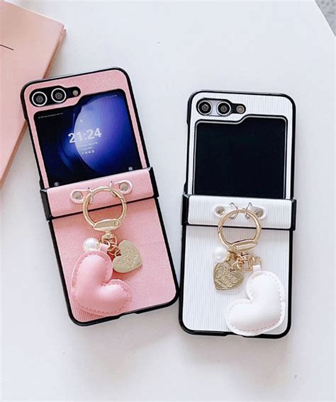 하트 키링 힌지보호 골덴 풀커버 하드 갤럭시 Z플립6 Z플립5 범퍼 Z플립4 Z플립3 제트플립6 제트플립5 제트플립4 제트플립3 지플립6 지플립5 지플립4 귀여운 케이스