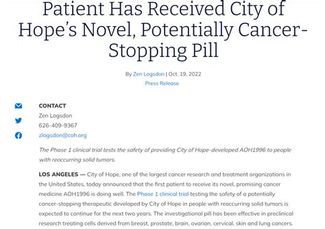 一款药物可消灭所有实体瘤？美国顶级癌症研究机构开发小分子药物，正在进行人体测试 药界动态 健康一线资讯