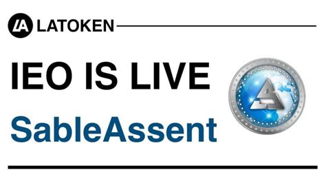 Latoken On Linkedin Sableassent Token Sale Launched On Latoken Sable Assent Is A