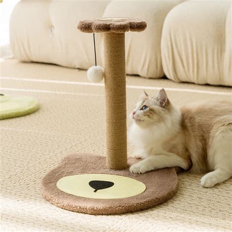 Adorable Compact Cat Scratching Post Toy Pawpycup