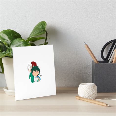 Tododeku Cuddles Art Board Print By Juice Draws Redbubble