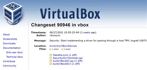 虚拟机 Virtualbox 推出直通驱动，以适配 Win11 的 Tpm 20 要求支持
