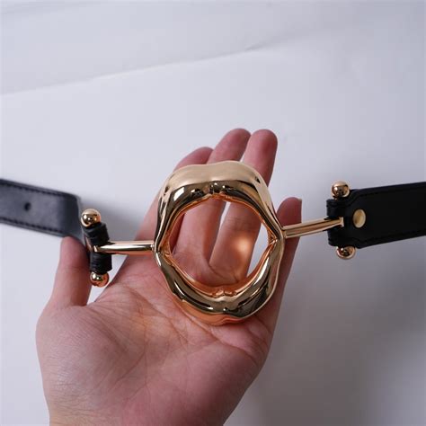 Metal Lips Shape Tongue Depressor Gag Deep Throat Open Mouth Gag Bdsm