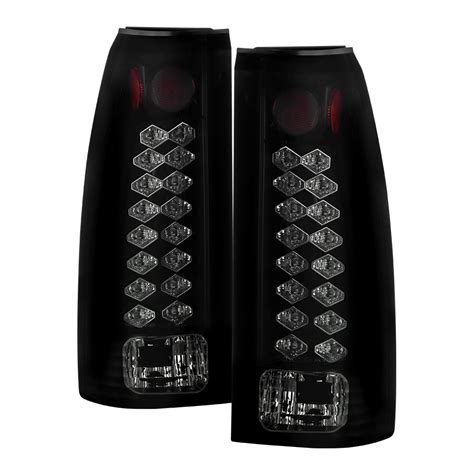 Chevy Ck Series 150025003500 88 98 Led Tail Lights Black Smoke