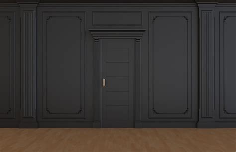 Premium Photo 3d Render Wall Wood Panel Decoration