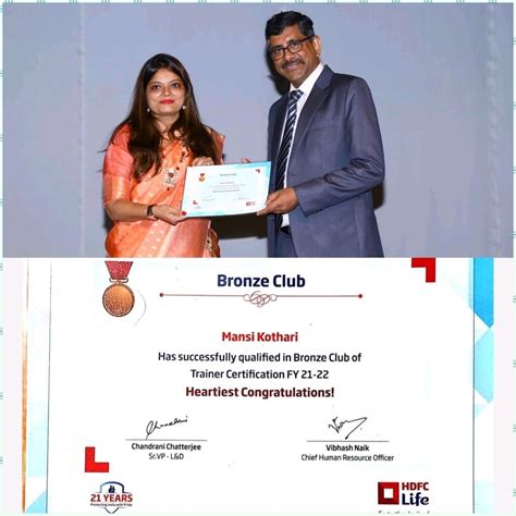 Hdfcife Learning Certification Mansi Kothari