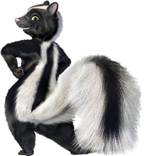 Over The Hedge Dreamworks Animation Film Skunk Png Download 1056