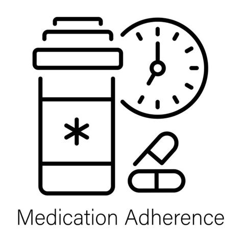 120 Medication Adherence Stock Illustrations Royalty Free Vector