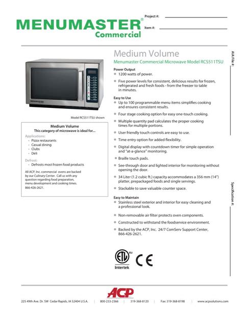 Menumaster Microwave Oven, TV & Home Appliances, Kitchen Appliances ...