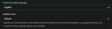 Emby Ignoring Default Subtitle Flags General Windows Emby Community