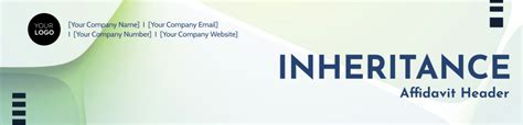 Free Affidavit Of Inheritance Header Template To Edit Online
